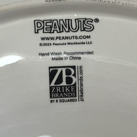 Peanuts | Dining | Peanuts Foot Ball Theme Chip And Dip Dish | Poshmark